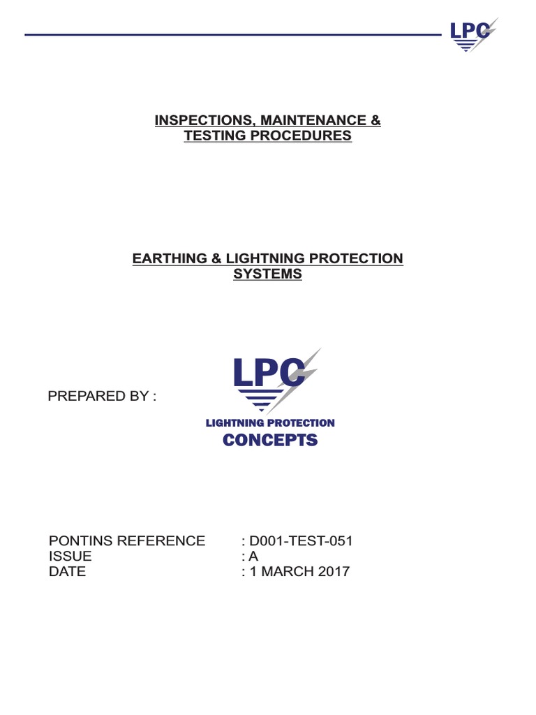 LPS Maintenance & Testing | PDF | Electricity | Electromagnetism