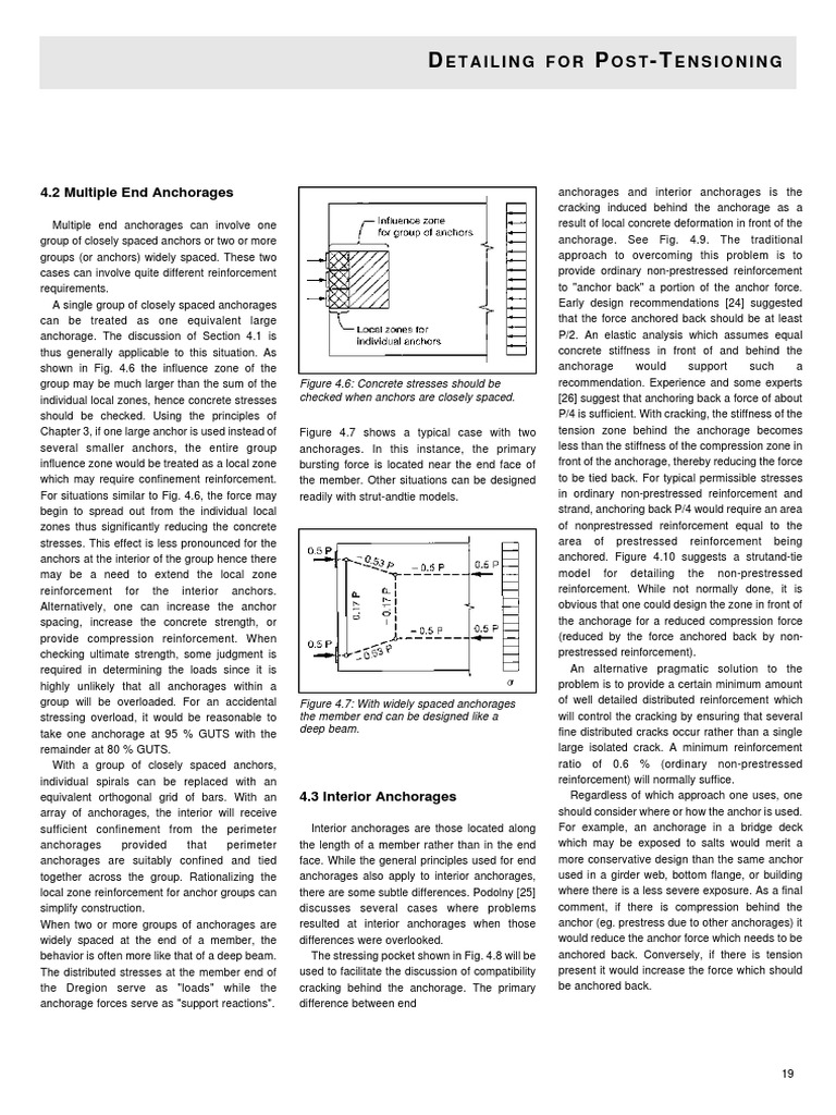 Detailing For Post-Tensioning-21 | PDF | Prestressed Concrete | Stress ...