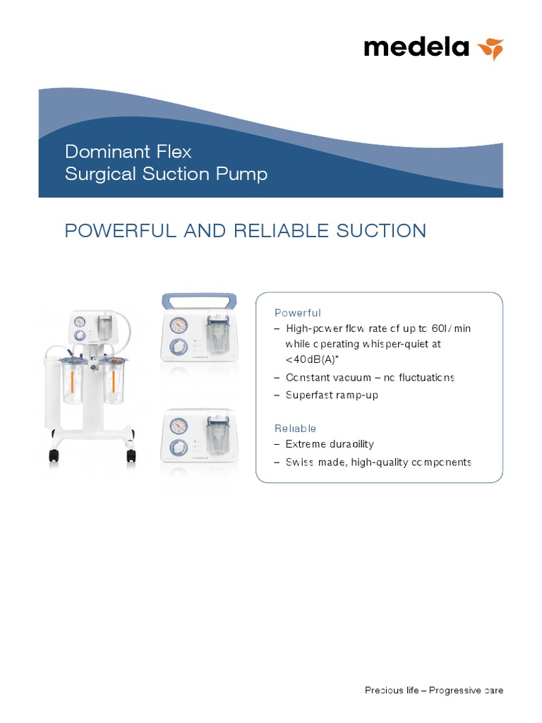 Dominant Flex Suction Pump Brochure | PDF | Vacuum | Pump