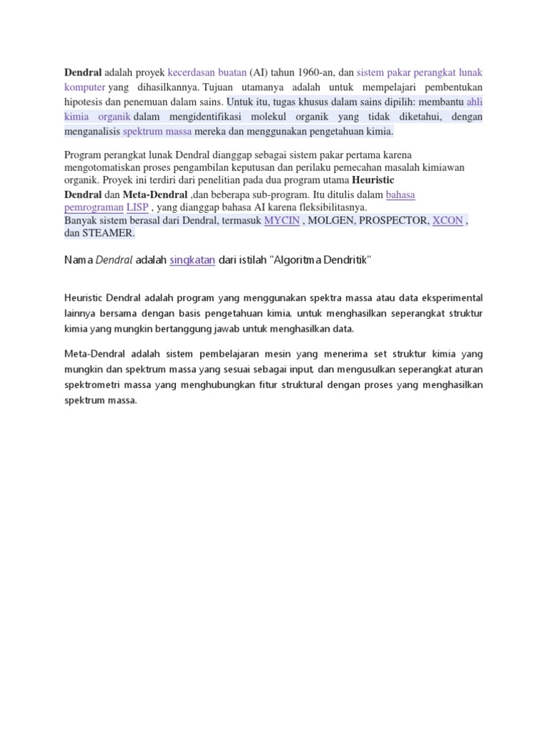 Dendral | PDF