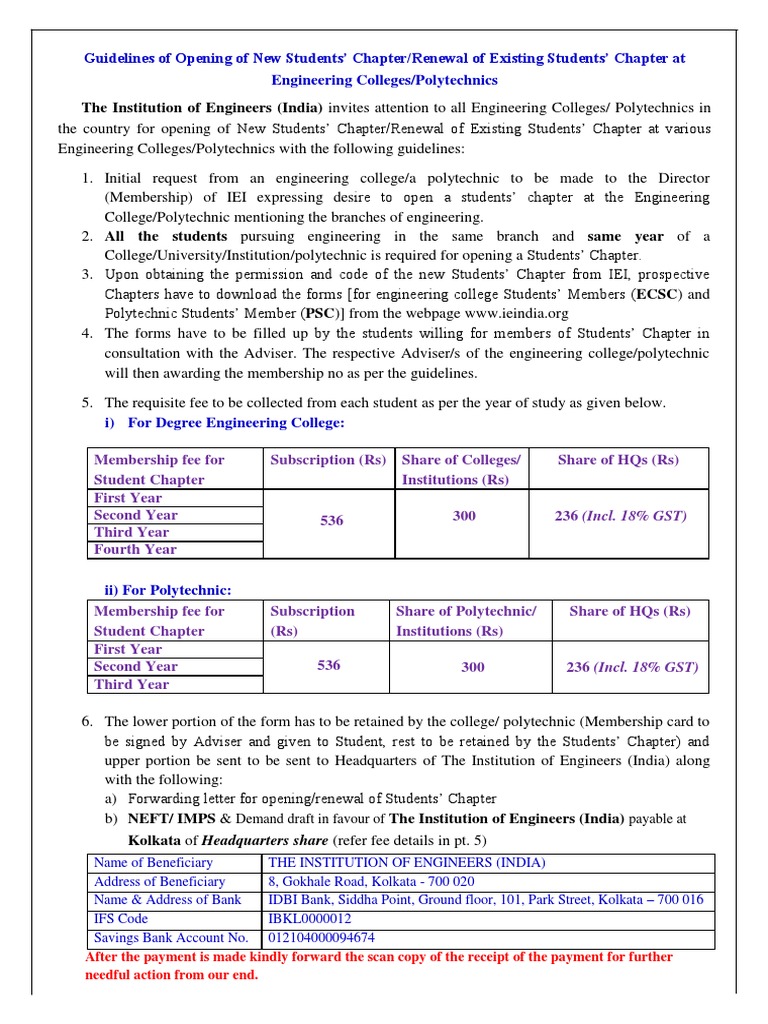 GuideLines Student Chapter | PDF | Institute Of Technology | College