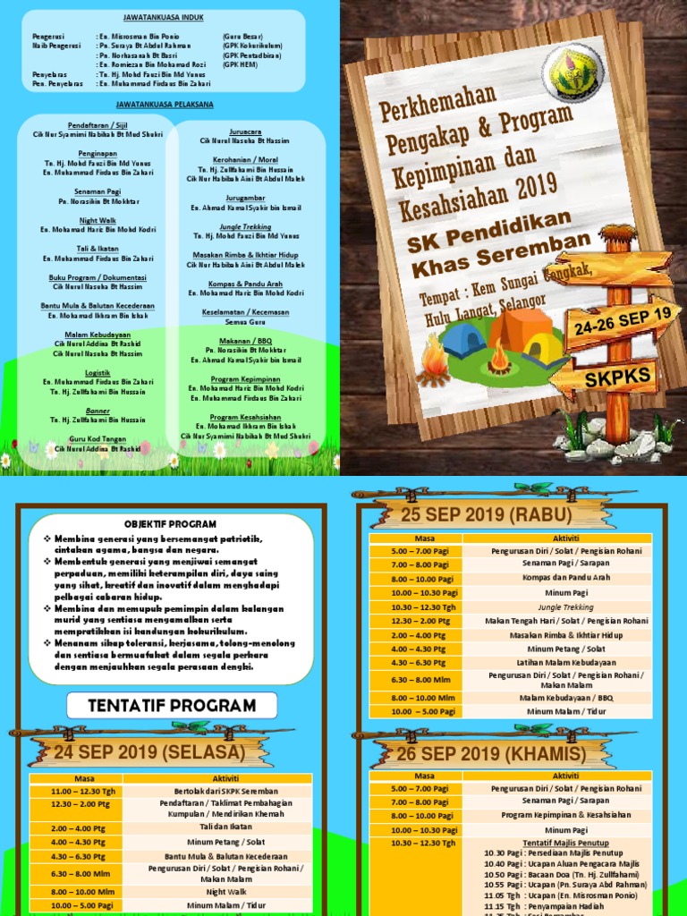 Buku Program Perkhemahan | PDF