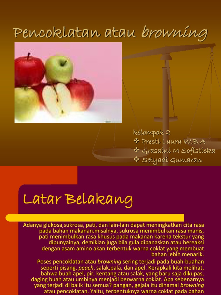 Proses Pencoklatan Makanan | PDF | Sains & Matematika