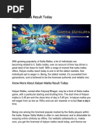 Kalyan Panel Chart - Satta Matka | PDF