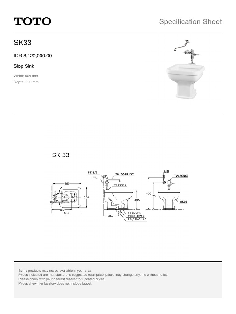 TOTO Spoel Hoek sk33 PDF | PDF