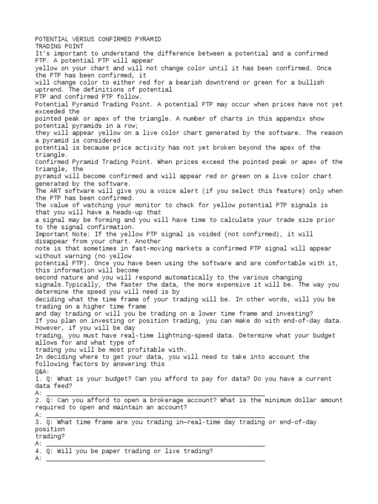 PYRAMID | PDF | Stock Market | Day Trading