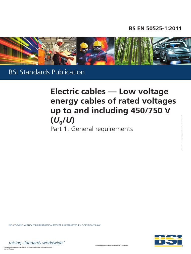En 50525-1 | PDF | Electrical Conductor | Insulator (Electricity)