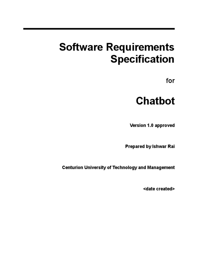 Srs Template-Ieee | PDF | Specification (Technical Standard) | Software