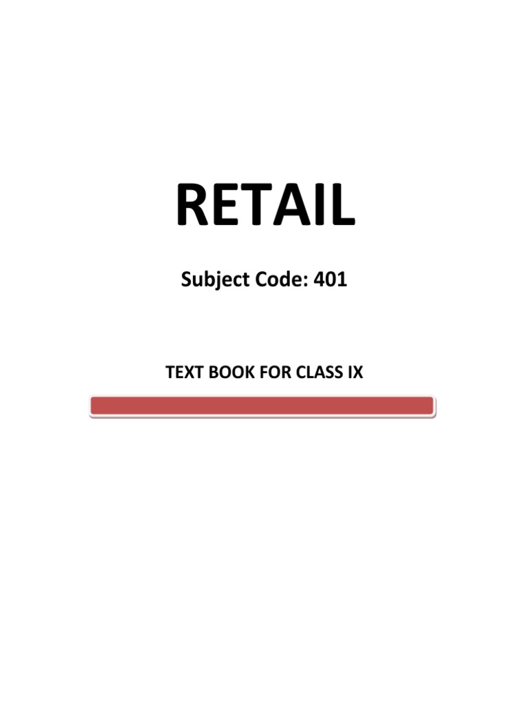 Retail | PDF | Vocational Education | Retail