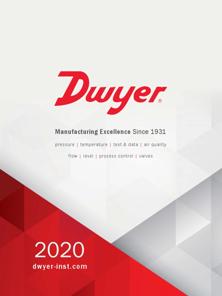 2020 Dwyer Catalog - Rev.12 PDF | PDF | Mechanical Engineering | Nature
