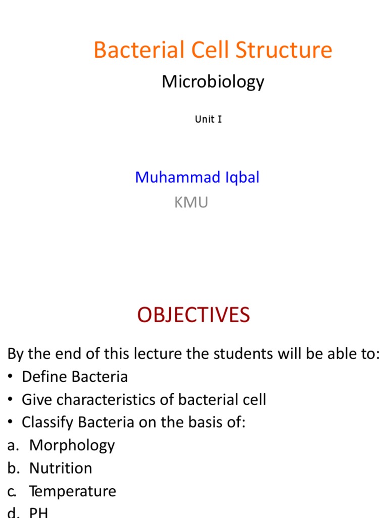 Bacteria (Unit-I) (7 Files Merged) | PDF | Bacteria | Transmission ...