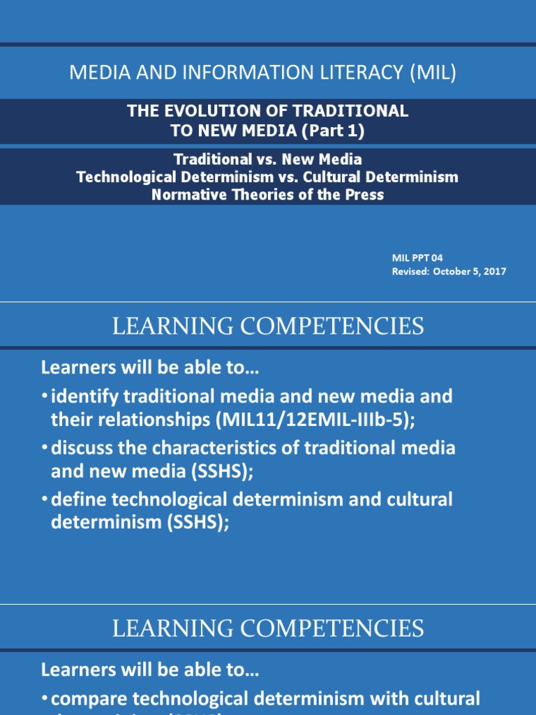 MIL Lesson 2 Part 1 | PDF | New Media | Information Literacy