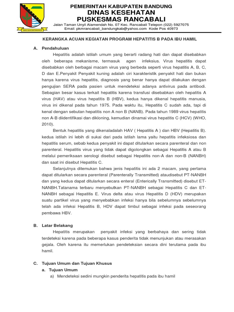 KAK Program Hepatitis | PDF