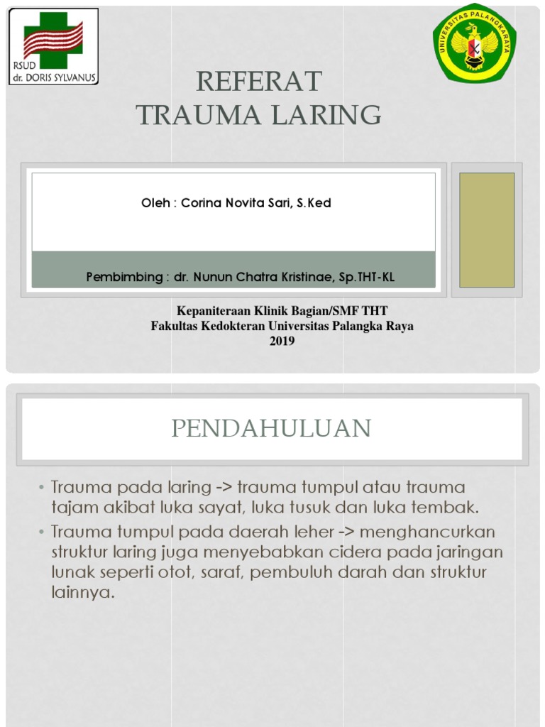 Trauma Laring | PDF