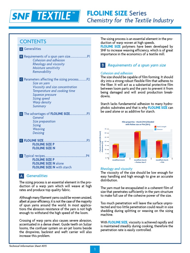 Optimizing Warp Yarn Sizing for High Speed Weaving with FLOLINE SIZE ...