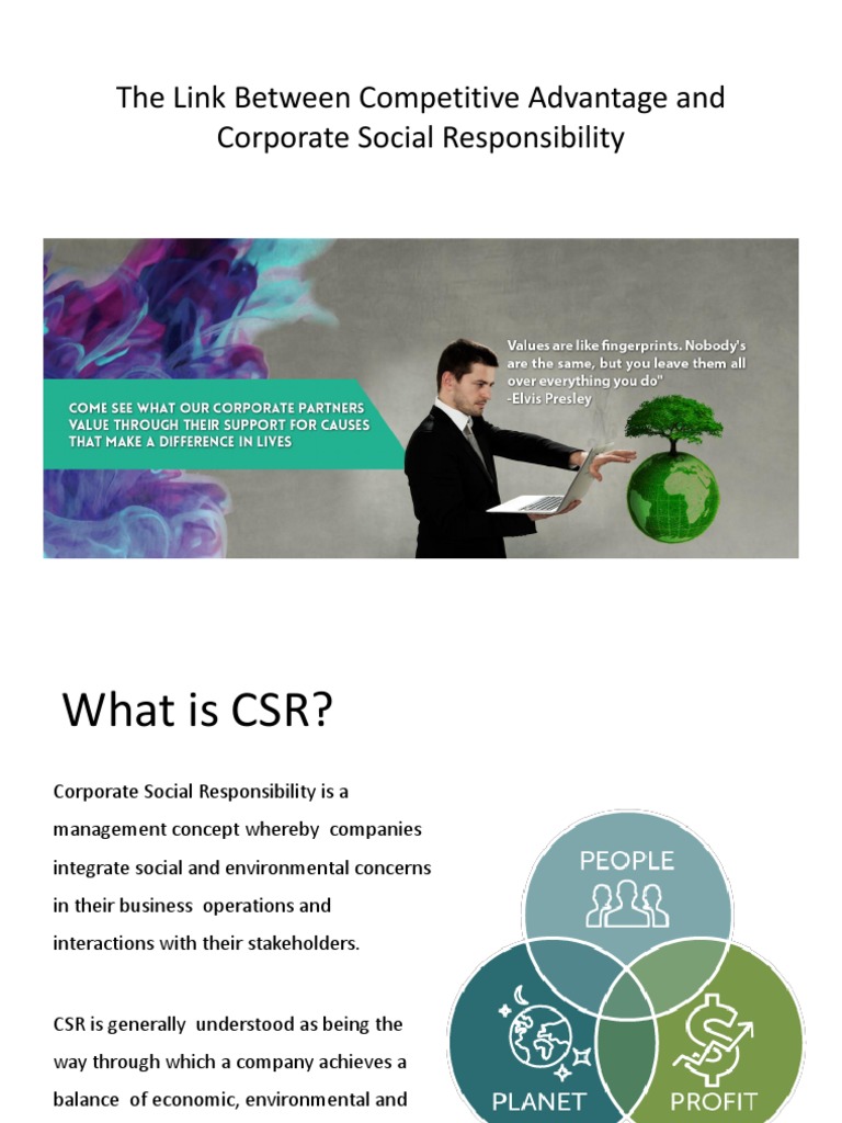 CSR | PDF | Corporate Social Responsibility | Strategic Management