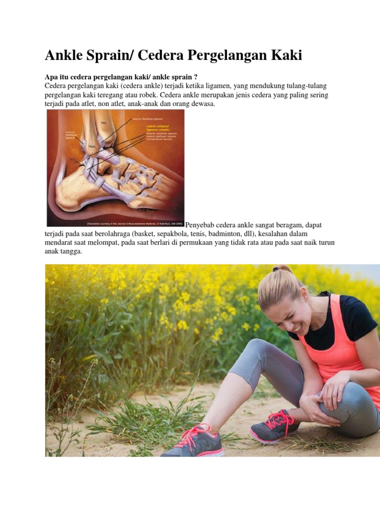 Ankle Sprain | PDF