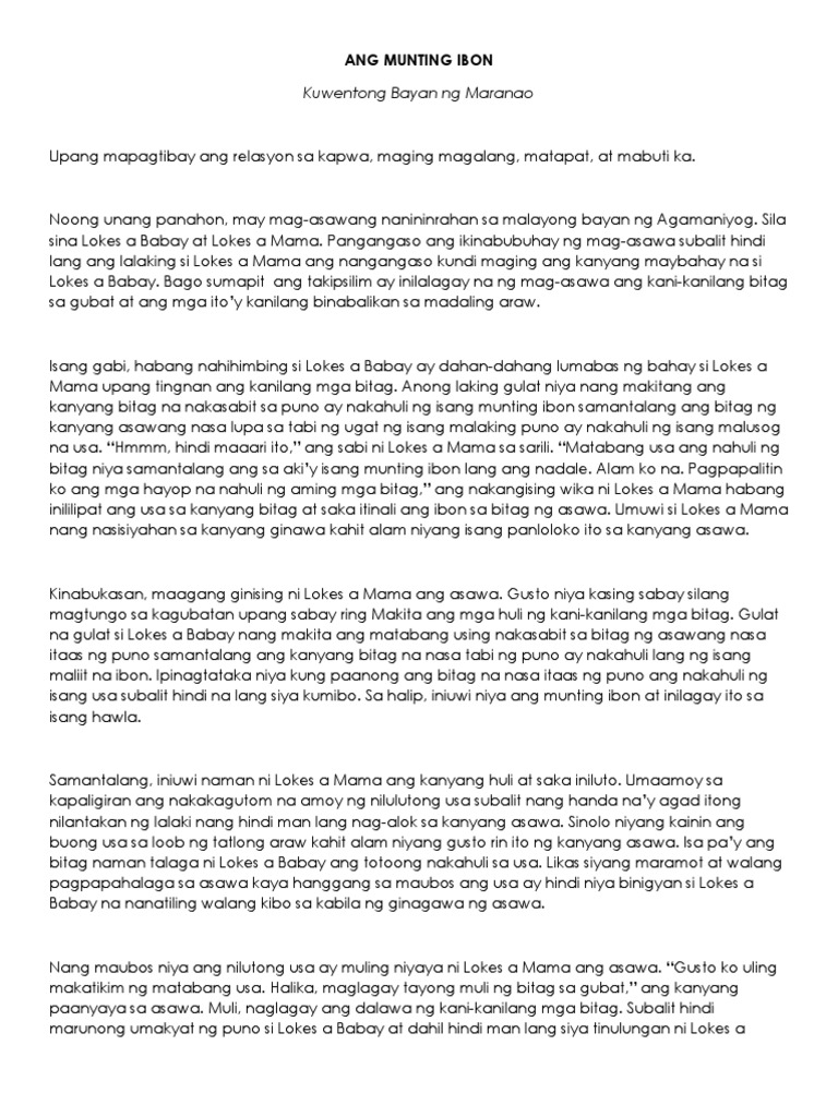 Akda para Sa Worksyap | PDF