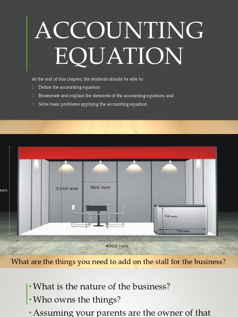 Chapter 7 The Accounting Equation | PDF | Equity (Finance) | Expense