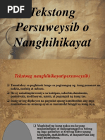 Tekstong Persuweysib | PDF