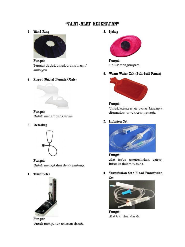 Alat-Alat Kesehatan | PDF