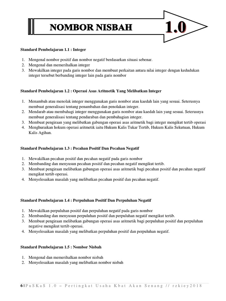 B1 - Nombor Nisbah | PDF