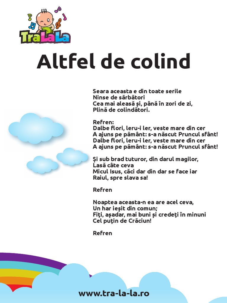 Altfel de Colind | PDF