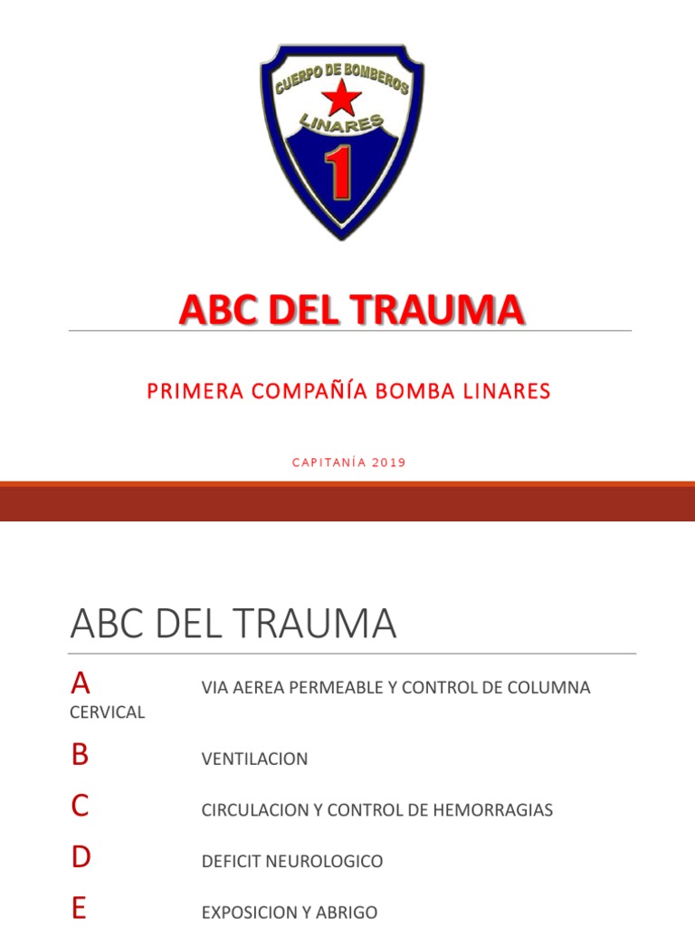 ABC del Trauma para Bomberos | PDF | Reanimación cardiopulmonar ...