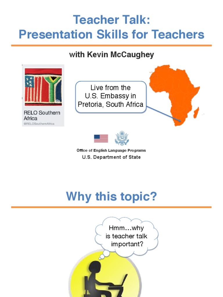 Presentation Skills For Teachers | Download Free PDF | Question ...