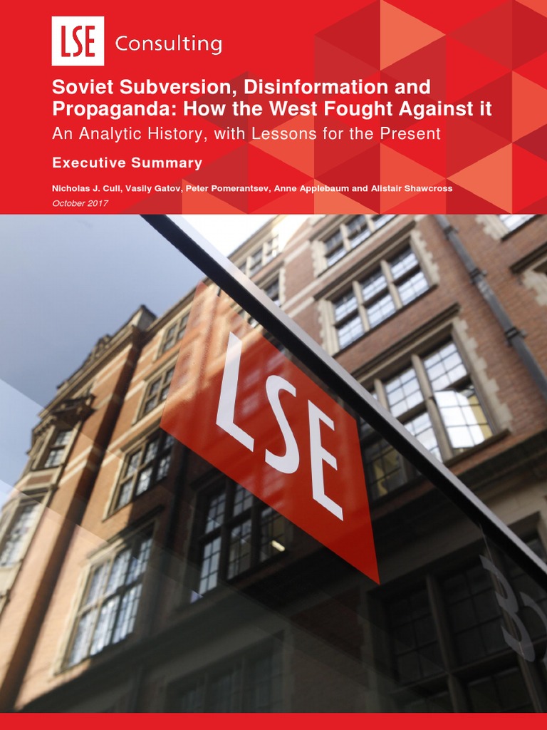 Jigsaw Soviet Subversion Disinformation and Propaganda EXEC SUMMARY ...