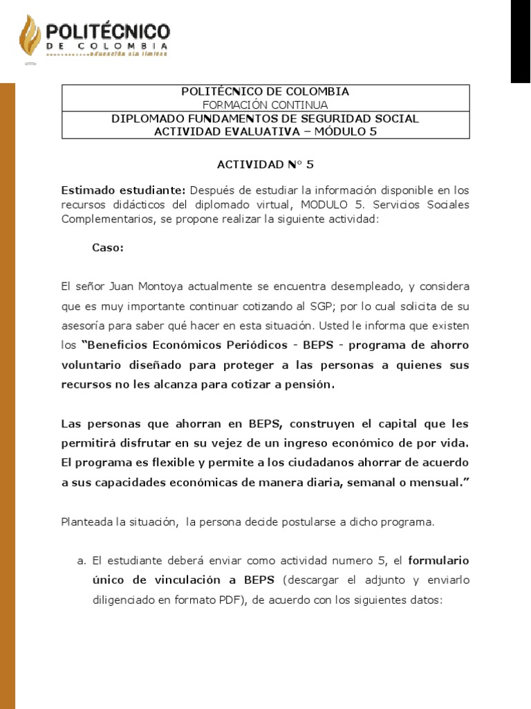 Actividad Modulo 5 - FSS PDF | PDF