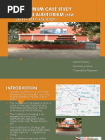 Auditorium Case Study | PDF | Architectural Design | Architecture