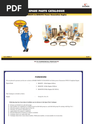 Eicher Spare Parts Catalogue Pdf | Reviewmotors.co