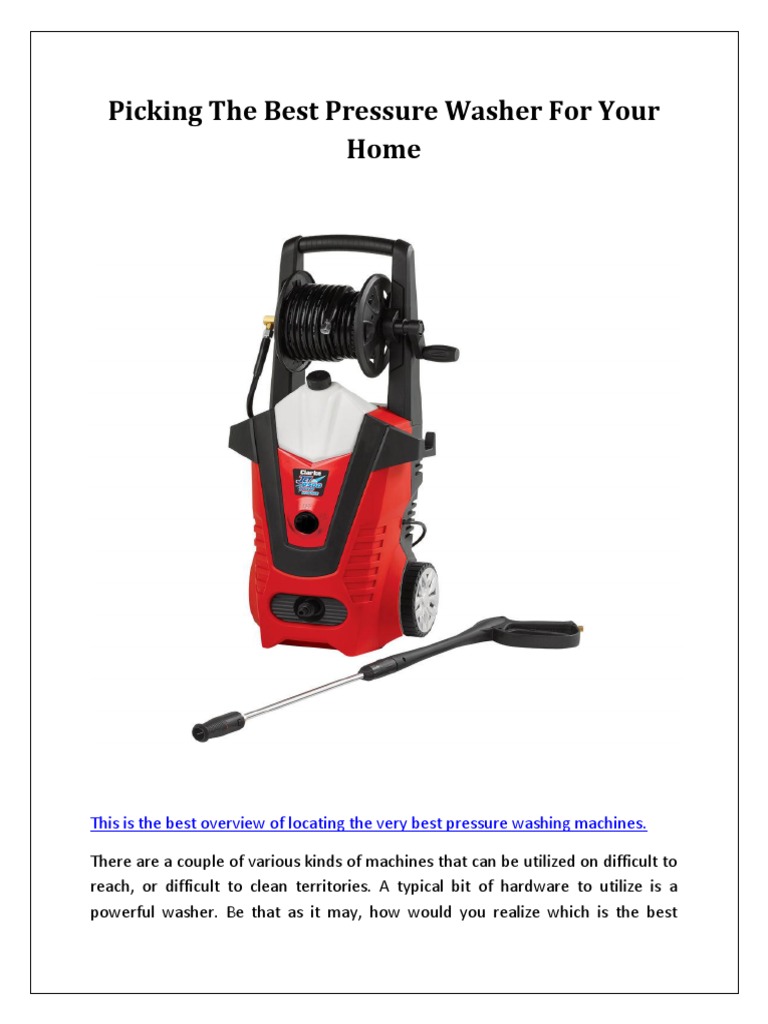 Pressure Washer Machine | PDF | Washing Machine | Engines