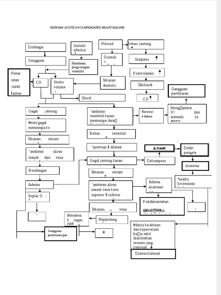Pathway Gagal Jantung Dekompensasi | PDF