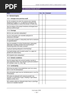 Road Safety Audit Checklist | PDF | Road Infrastructure | Road Transport