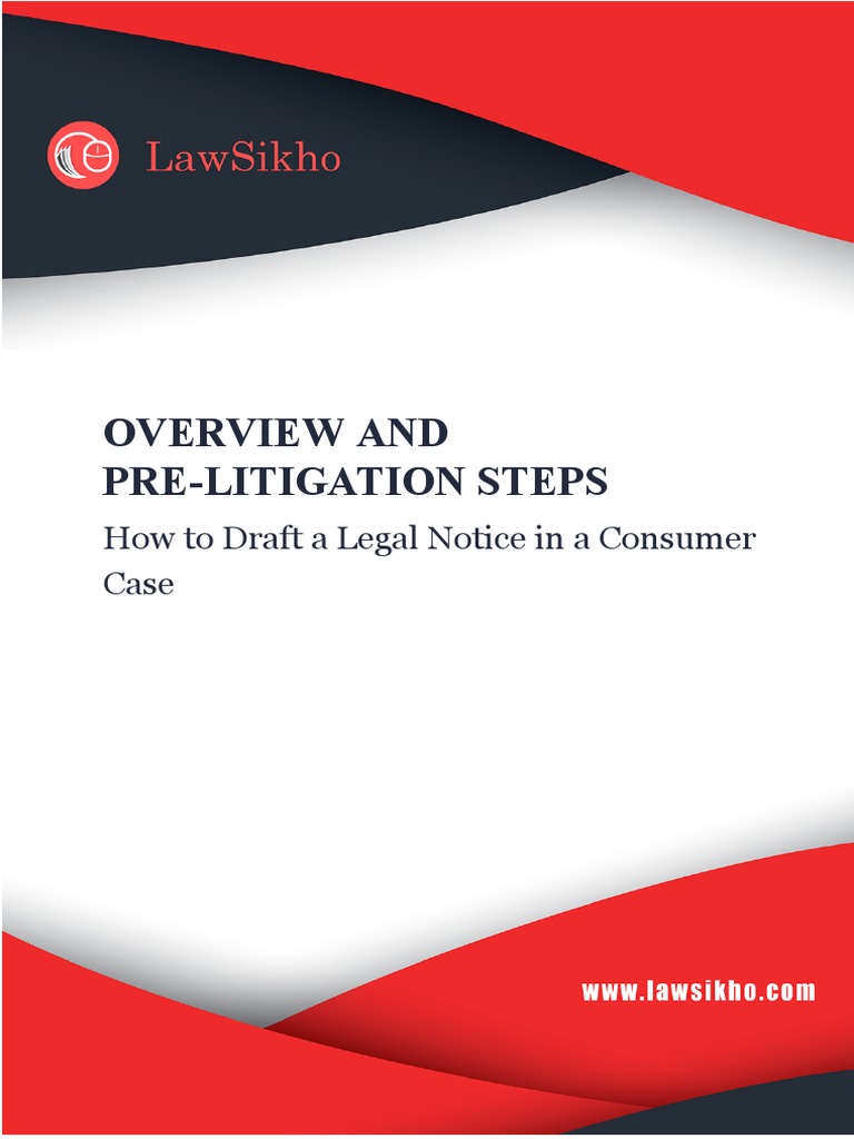 How To Draft A Legal Notice in A Consumer Case | PDF | Damages | Public Law