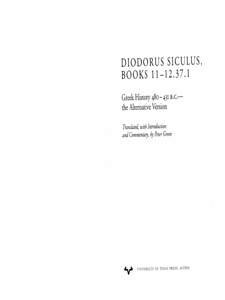 Diodorus of Sicily | PDF