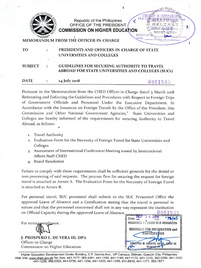 CHED IAS Form 15 | Download Free PDF | Government | Social Institutions