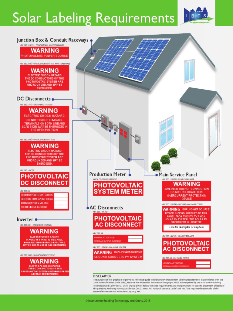 Solar Labeling Requirements Datasheet | PDF | Photovoltaic System ...