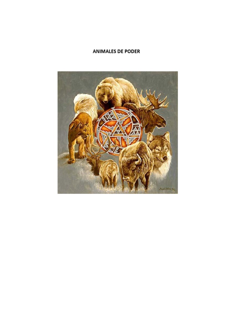 Sabiduría de los Animales de Poder | PDF | León | Tortuga