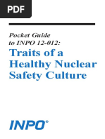Traits of A Healthy Nuclear Safety Culture INPO 12 012 Rev.1 Apr2014 | PDF | Nuclear Safety And ...
