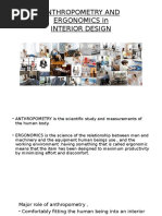 Anthropometry For Interior Design | PDF | Anthropometry | Human Factors ...