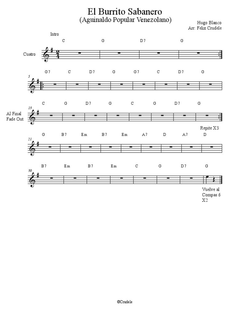 El Burrito Sabanero PDF | PDF