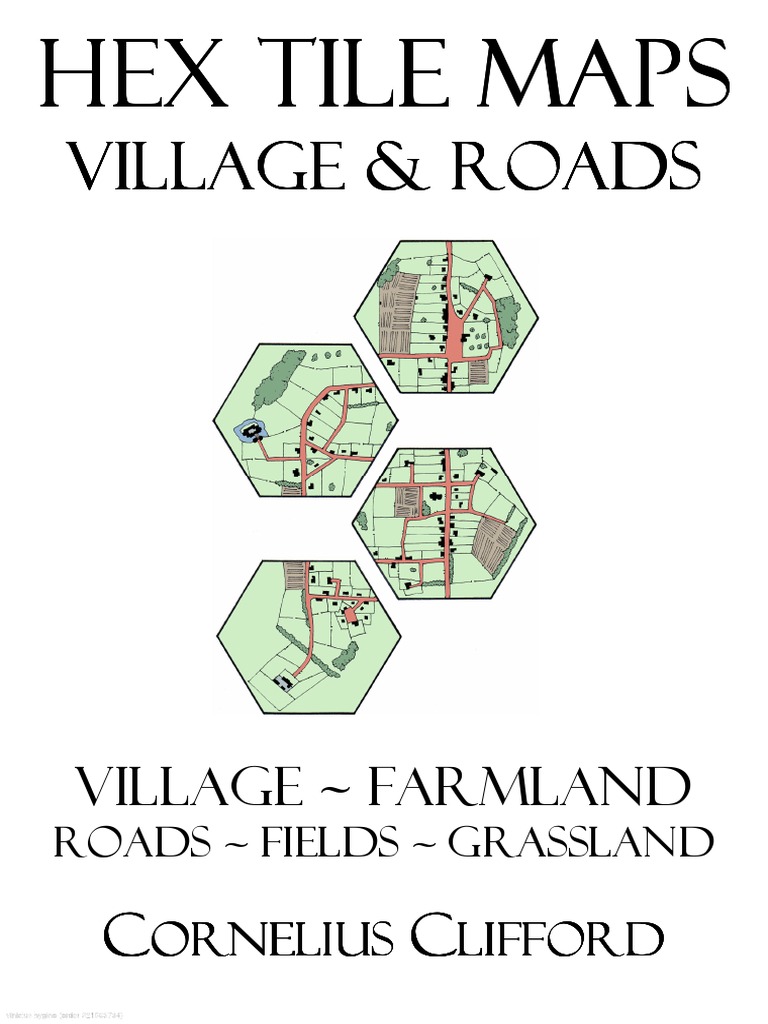 Hex Tile Maps - Village and Roads Pack | PDF | Leisure