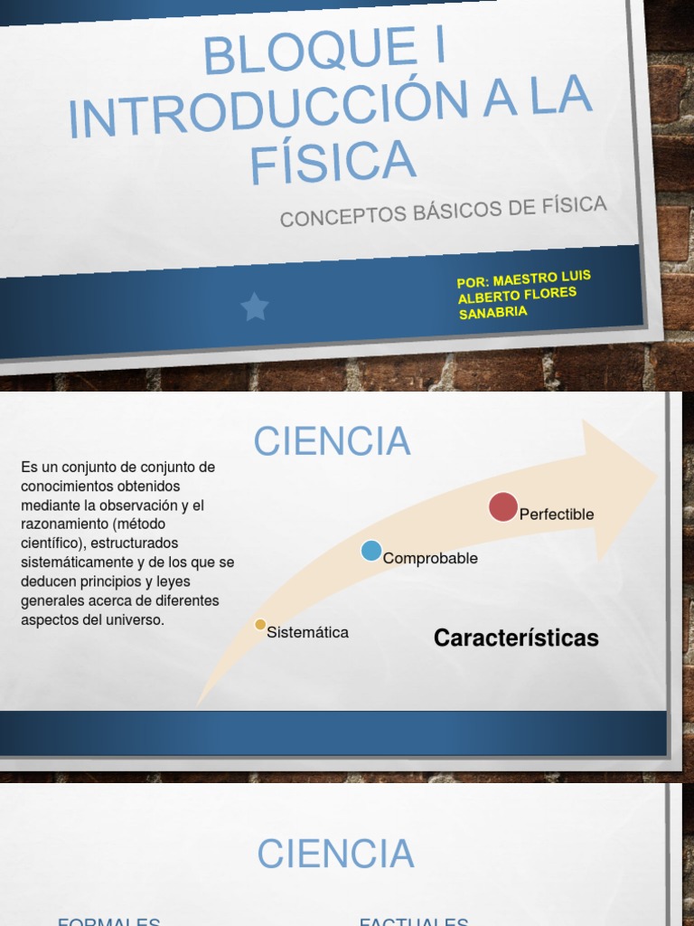 Bloque I Introducción A La Física | PDF | Física | Átomos
