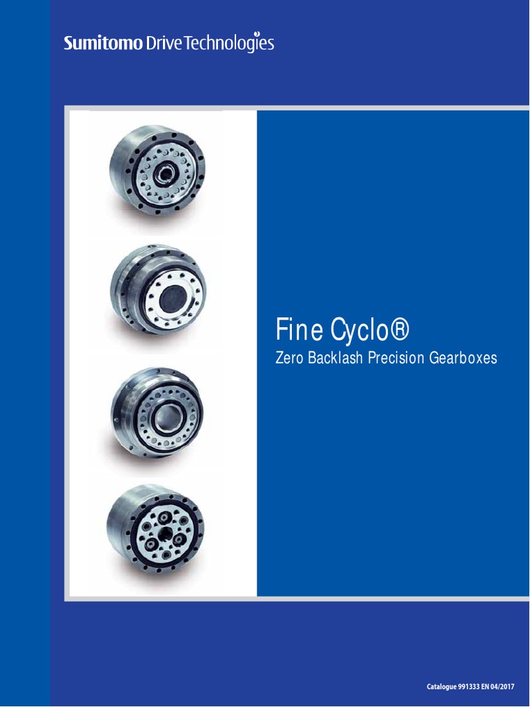Fine Cyclo Catalog | PDF | Gear | Transmission (Mechanics)