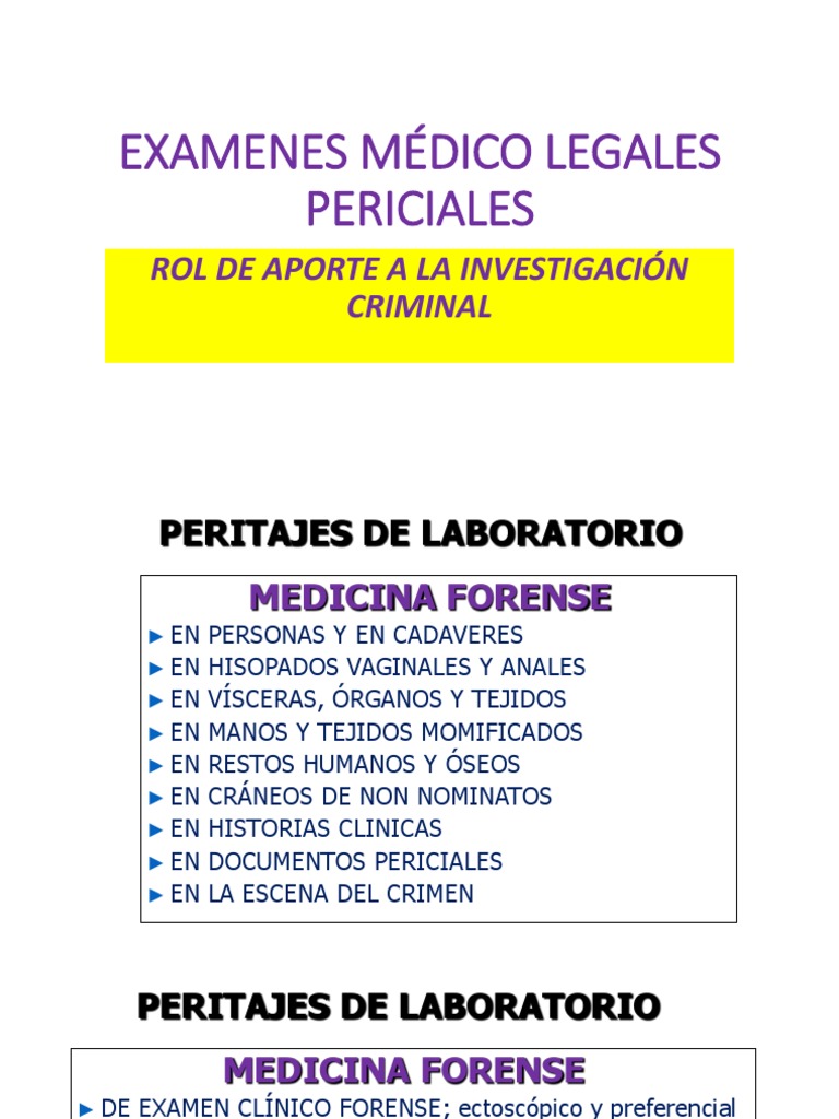 Pericias Médicas | PDF | Medicina | Especialidades Medicas