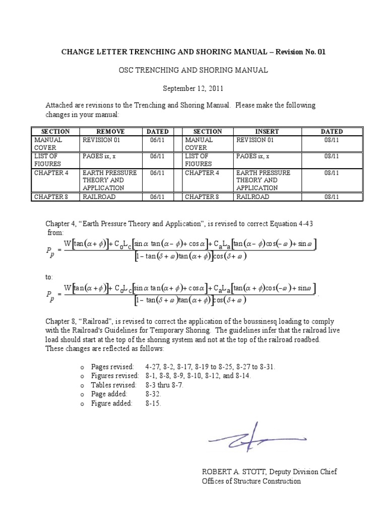 CalTrans Trenching Shoring Manual | PDF | Deep Foundation | Solid Mechanics