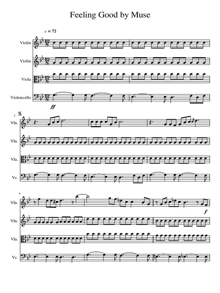 Feeling Good-Partitura e Partes | PDF
